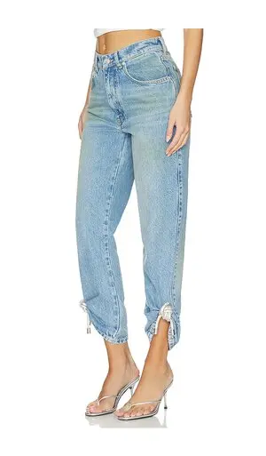 AREA Crystal Knot Jean - Blue