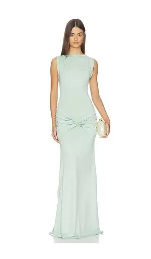 Delfi Quinn Gown - Sage
