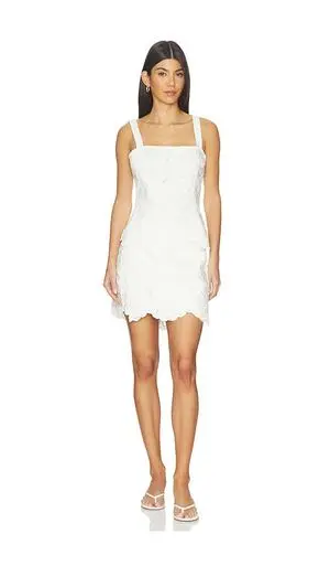Simkhai Mckenna Embroidered Linen Top