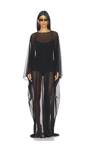 Norma Kamali Caftan - Black