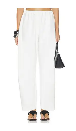 LA LIGNE Barrel Leg Colby Trousers - Ivory