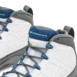 JORDAN 9 Retro Sneaker - White/blue/grey