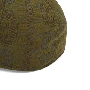 Needles Jacquard Baseball Cap - Olive