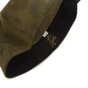 Needles Jacquard Baseball Cap - Olive