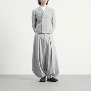 Comme Des Garçons Structured Double Breasted Blazer