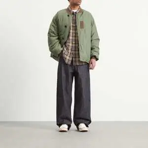 Visvim Corps Down Bomber Jacket - Olive