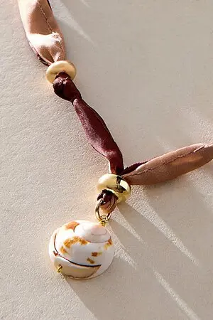 Free People Honey Pendant Choker - Chocolate