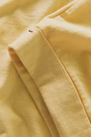 Free People Leandra Heavyweight Cotton Short Set - Solar Lemon