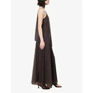 4TH & RECKLESS Polka Dot Woven Maxi Dress