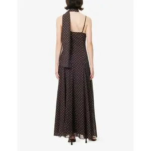 4TH & RECKLESS Polka Dot Woven Maxi Dress