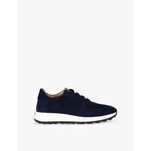 TOD'S Suede Low-top Trainers - Navy