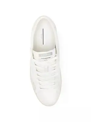 CRIME LONDON Distressed Leather Sneakers
