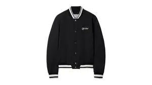 Off-White Script Cotgab Souvenir Varsity Jacket