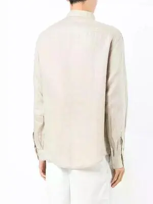 Armani Exchange Long-sleeved Linen Shirt