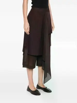 QASIMI Tiered Draped Skirt