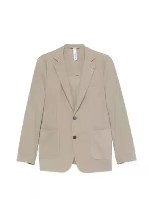 DISTRETTO 12 Active Single-breasted Patch-pocket Jacket