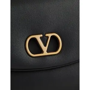 Valentino Garavani Medium Leather Shoulder Bag - Nero