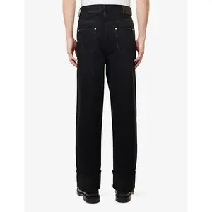Bottega Veneta Faded Turn-up Hem Denim Trousers