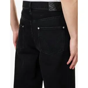 Bottega Veneta Faded Turn-up Hem Denim Trousers
