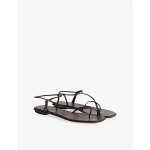 Soeur Rosalie Leather Sandals - Marron