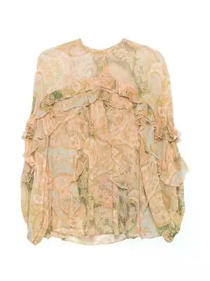 Zimmermann Round Neck Blouses