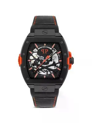 Philipp Plein The $keleton 44mm Strap Watch - Black
