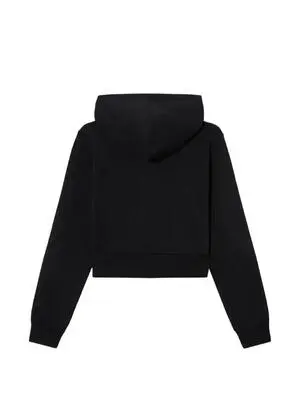 Palm Angels Teddy Bear Cropped Hoodie