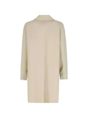 Herno Notched Lapel Button-fastening Coat - Neutrals