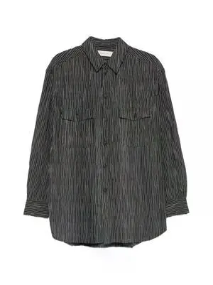 QASIMI Striped Pocket Shirt