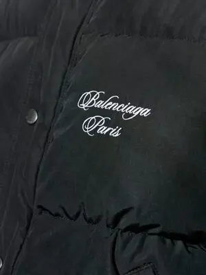 Balenciaga Logo Quilted Puffer Jacket