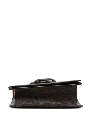 Loewe Textured Leather Barcelona Satchel - Brown