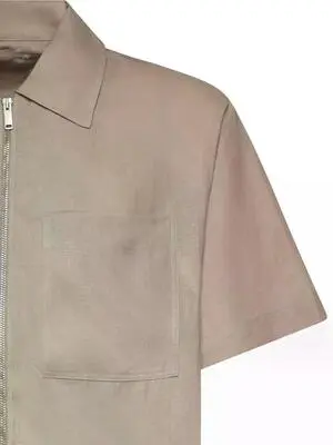 WOC Zip-up Chest-pocket Shirt