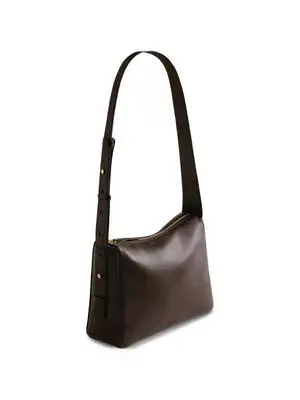 YU MEI Brooke Leather Shoulder Bag - Brown