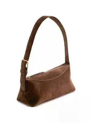 YU MEI Bobby Suede Shoulder Bag - Brown