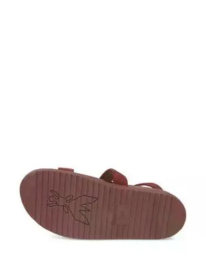 Patrizia Pepe Buckle Strap Leather Sandals