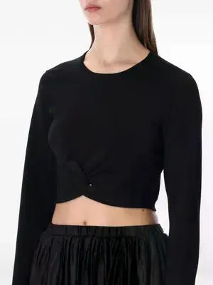 THE GARMENT Madison Twisted Top - Black