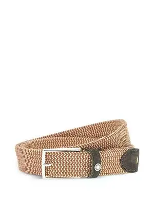 Paul & Shark Braided Elastic Belt - Neutrals