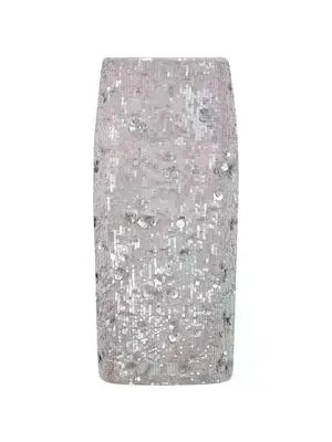PARAH Sequin-embellished Midi Skirt