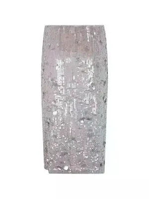 PARAH Sequin-embellished Midi Skirt