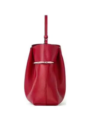 Givenchy Leather Shoulder Bag With Top Handle - Red