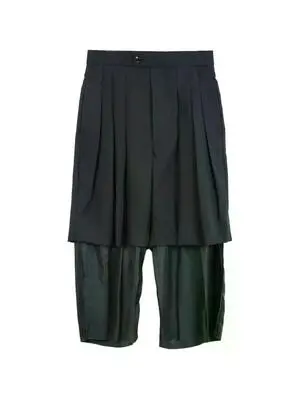 COMME DES GARÇONS TAO Pleated Trousers - Black