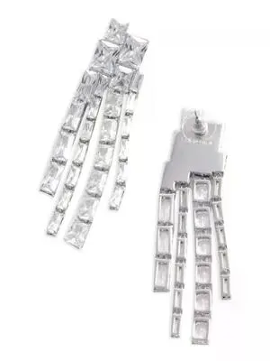 SELF-PORTRAIT Rectangular Cascade Earrings