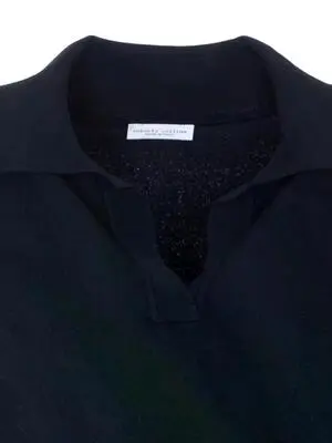 ROBERTO COLLINA V-neck Short Sleeve T-shirt - Black