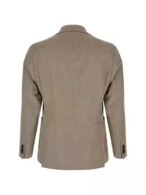 Tagliatore Montecarlo Buttoned Pin-detail Blazer - Brown