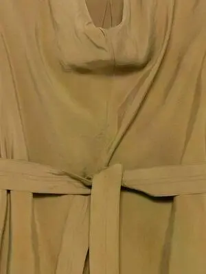ALYSI Belted Sleeveless Top With Draped Detailing