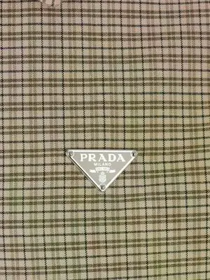 Prada Checked Buttoned Jacket