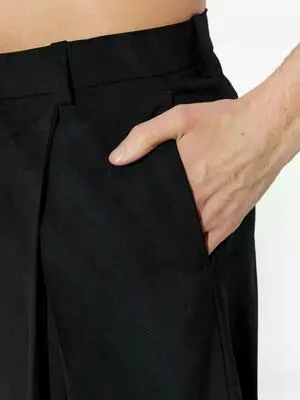 Casablanca Pleated Wide Leg Trousers