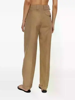 Versace Pleated Cuff Trousers