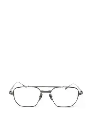 AKONI Geometric Sunglasses - Grey