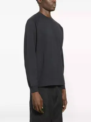 Stone Island Ghost Patch Crewneck Sweatshirt - Black